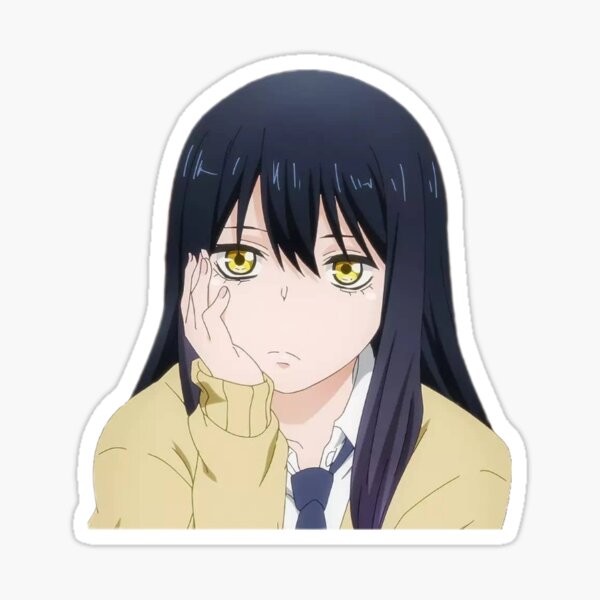 "Miko Yotsuya from Mieruko-chan" Sticker for Sale by RENT2HIGH | Redbubble