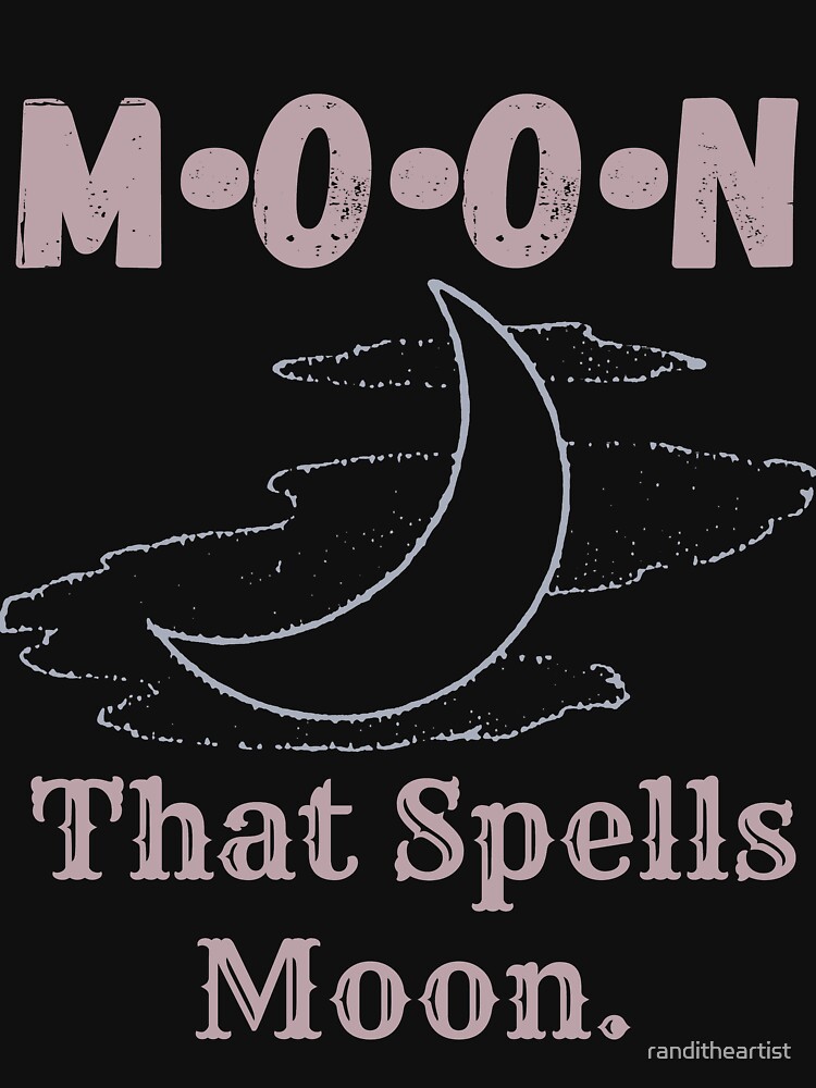 "M O O N that spells moon, The Stand Stephen King Fan Design" T-shirt ...