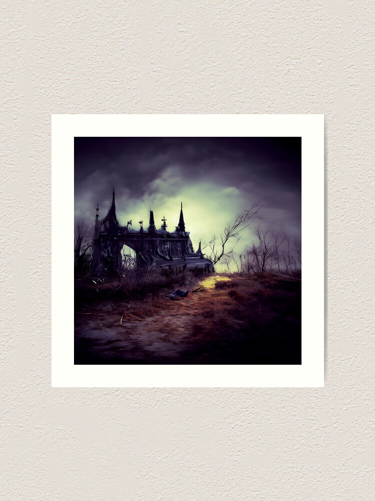 "Occult Gothic Aesthetic - The Lost Chapel Goth Art" Art Print by ...