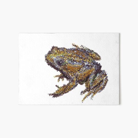 "Baw Baw Frog Pointillism Dot Art" Art Board Print for Sale by ...