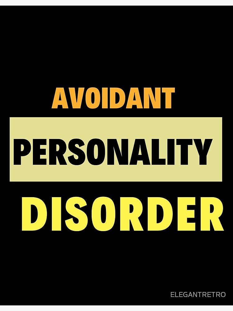 Lámina fotográfica «Trastorno por evitación de la personalidad AVPD ...