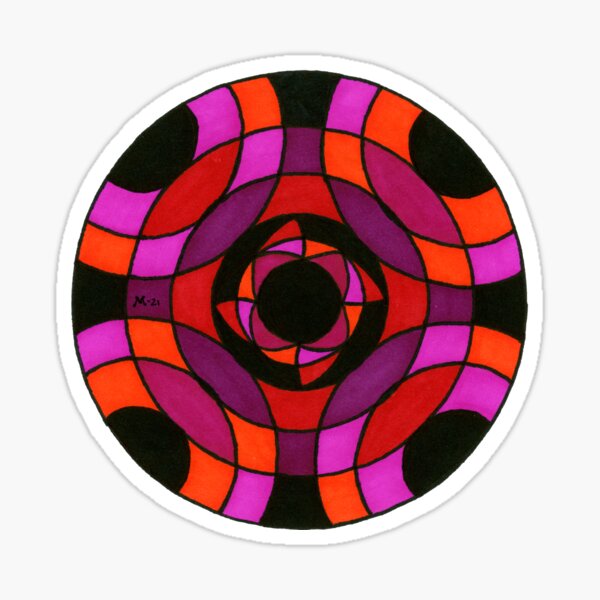 "Geometric 32" Sticker for Sale by DrRainbows | Redbubble