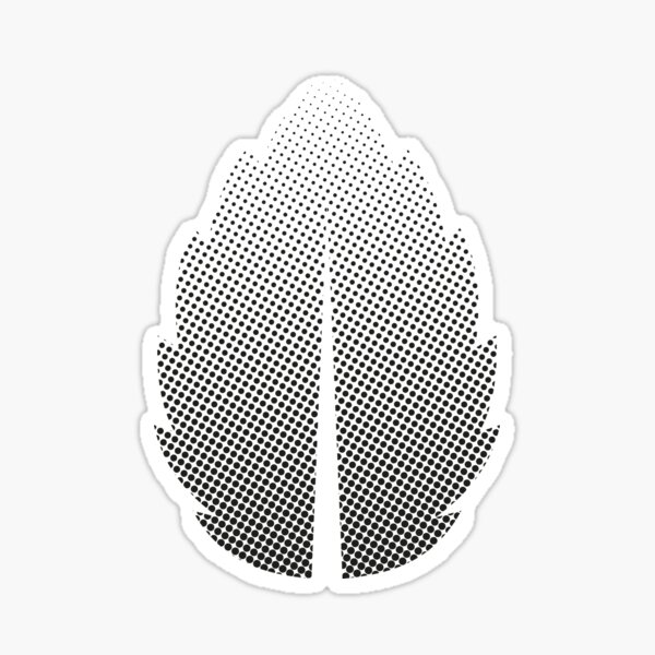 "Big Leaf" Sticker for Sale by Vvamos | Redbubble