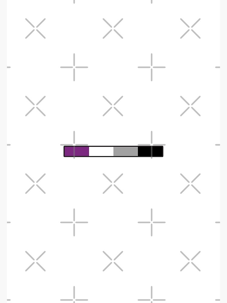 "Subtle Asexual Pride Flag Strip, Subtle Ace Pride" Poster for Sale by ...