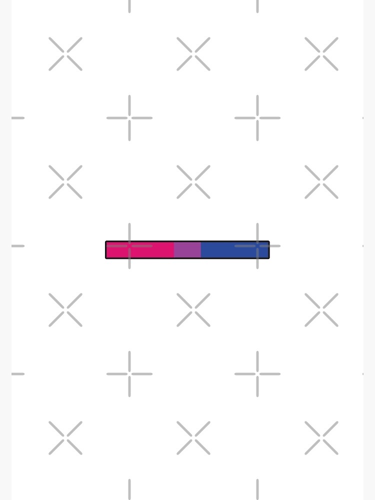 "Subtle Bisexual Pride Flag Strip, Subtle Bi Pride" Poster for Sale by ...