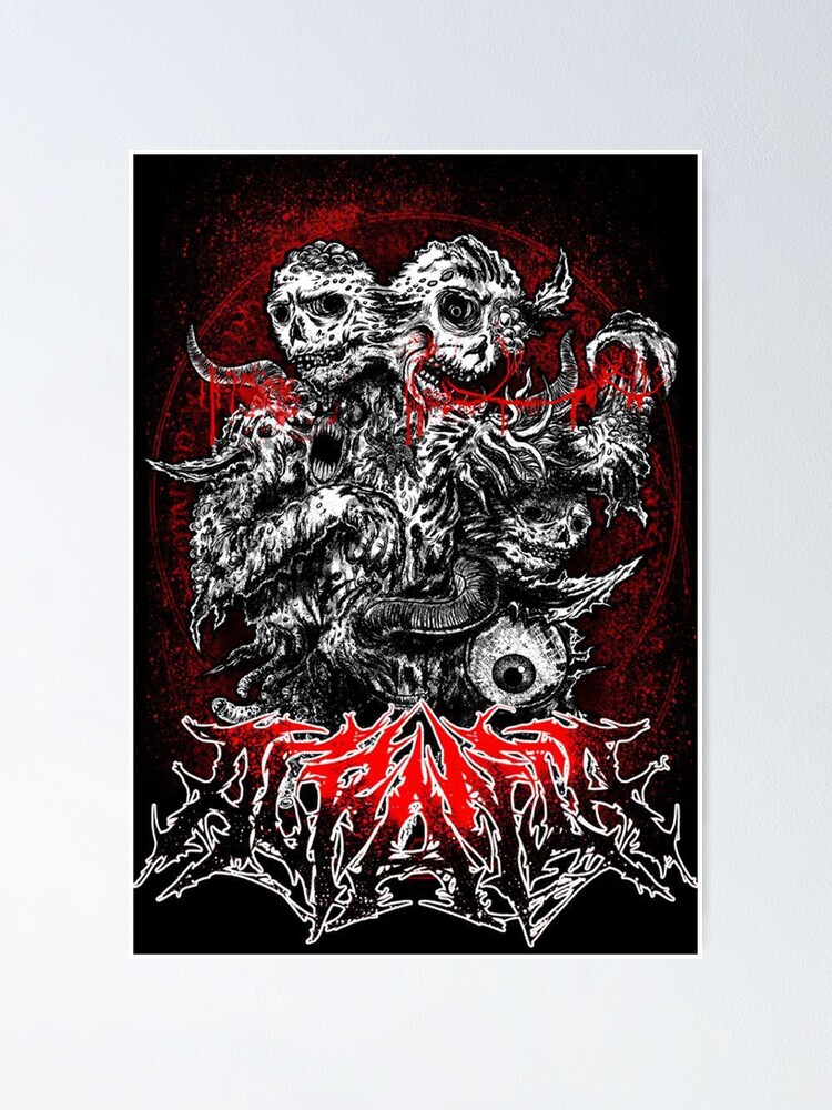 "black metal Band Acrania" Poster for Sale by mengalahaku | Redbubble