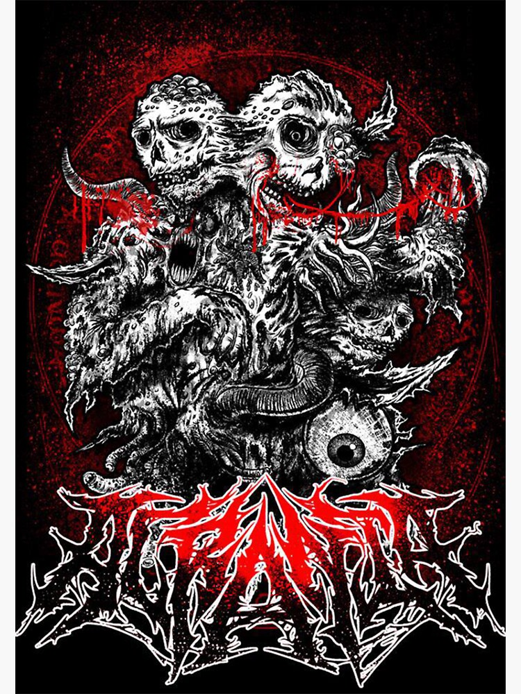 "black metal Band Acrania" Sticker for Sale by mengalahaku | Redbubble
