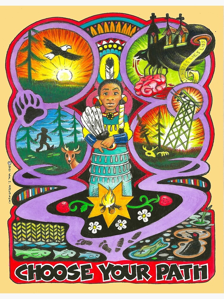"Choose Your Path" Poster for Sale by Kruptoons | Redbubble