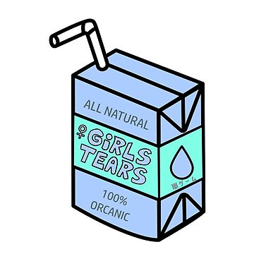 "Girls Tears Juicebox" Sticker for Sale by ArashiiGames | Redbubble