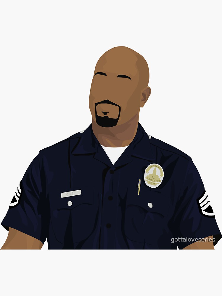 "Wade Grey - S4 | The Rookie" Sticker by gottaloveseries | Redbubble