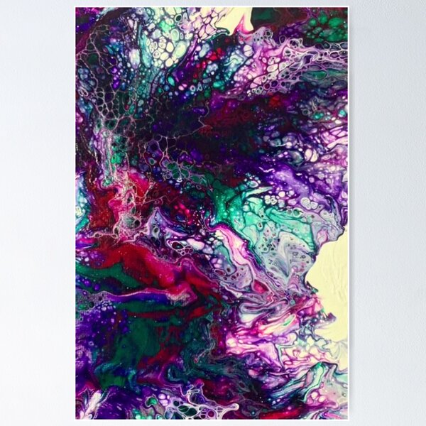 Acrylic Paint Pour Posters for Sale | Redbubble