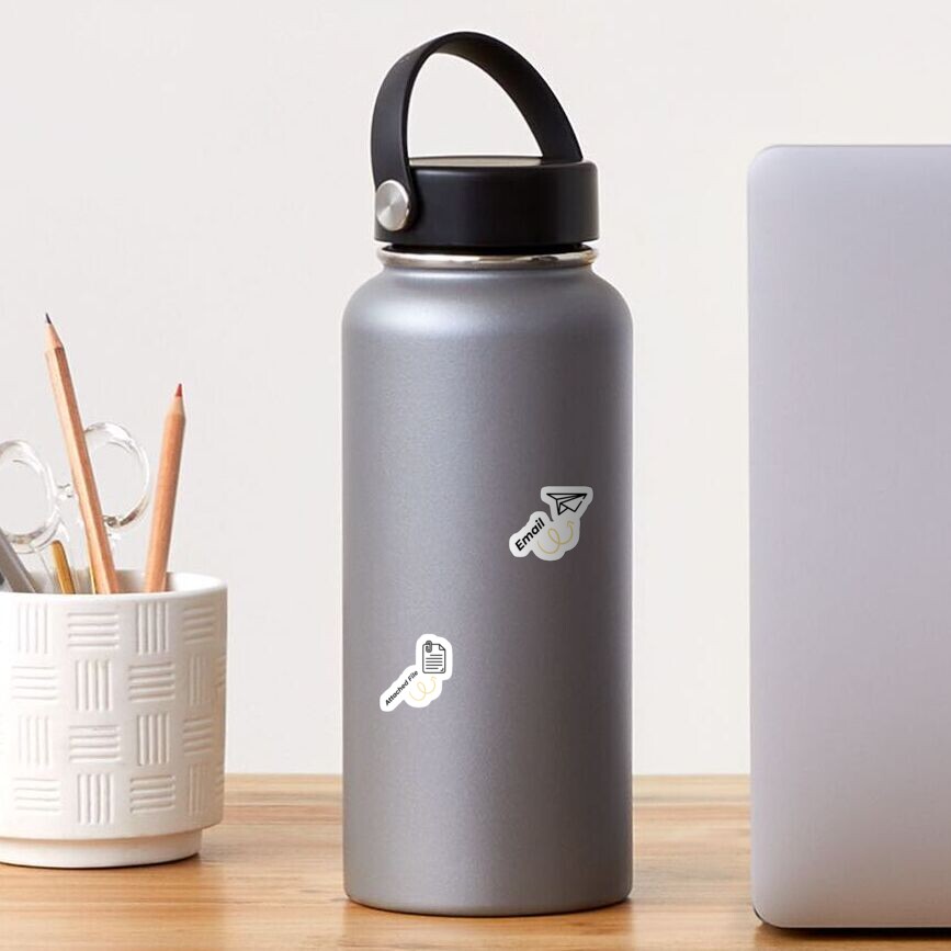 "Email and Attached File Meme" Sticker for Sale by Mechashadow | Redbubble