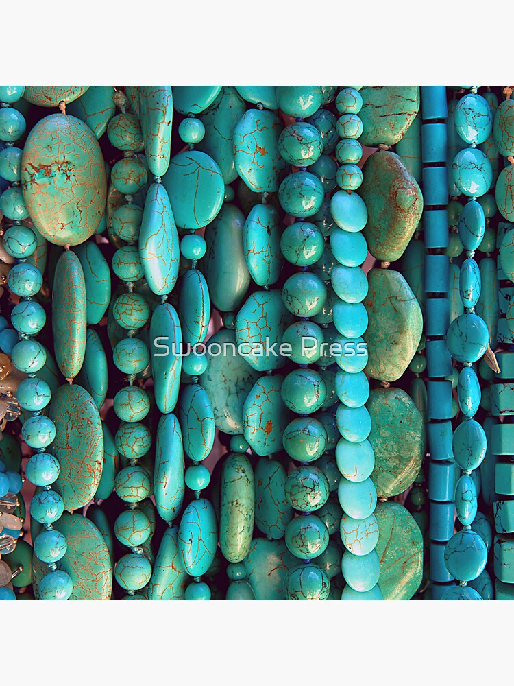 "TURQUOISE" Sticker for Sale by mistivelvet | Redbubble