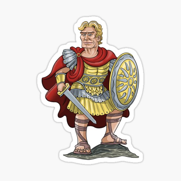 "Alexander the Great" Sticker for Sale by MacKaycartoons | Redbubble