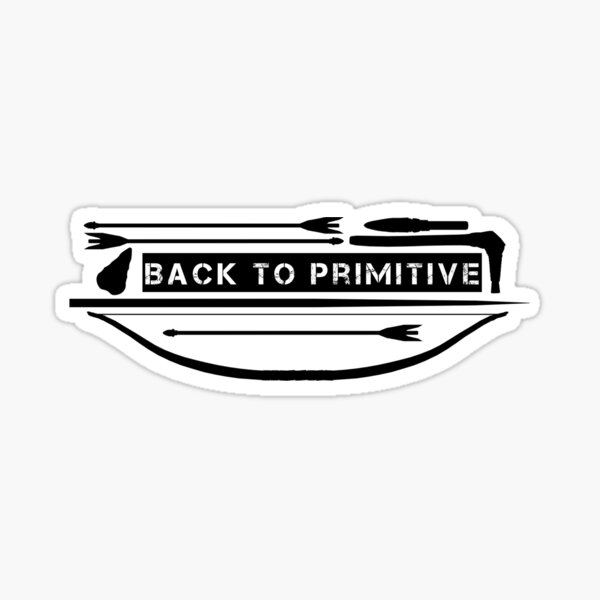 "Prehistoric, back to primitive, Stone age" Sticker for Sale by ...