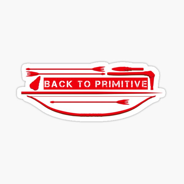 "Prehistoric, back to primitive, Stone age" Sticker for Sale by ...