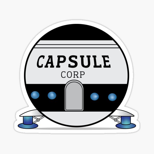 "Capsule Corp Ship Dragon ball Z" Sticker by Onigrids | Redbubble