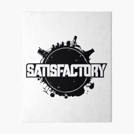"Satisfactory logo " Art Board Print for Sale by ShopCafeDisco | Redbubble