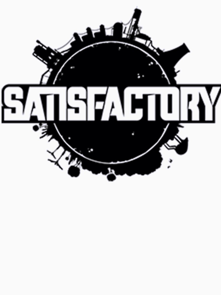 "Satisfactory logo " T-shirt for Sale by ShopCafeDisco | Redbubble ...