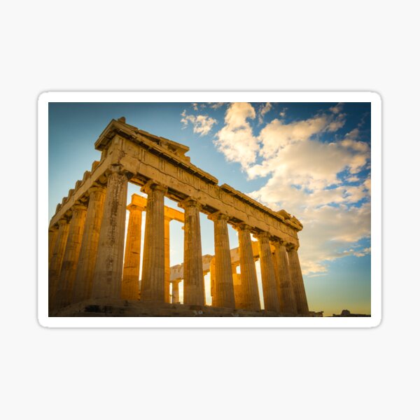 "Parthenon, Acropolis, Athens, Greece" Sticker for Sale by antonium ...