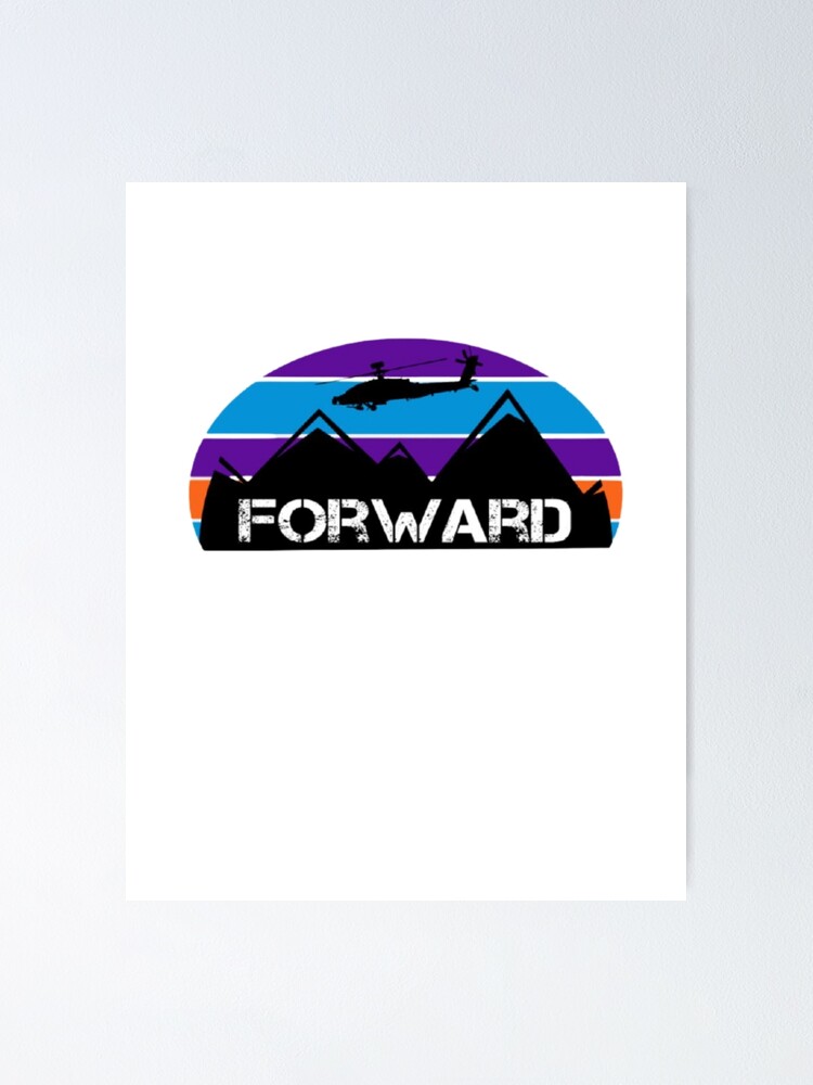 "Forward Observations - Foward" Poster by FutureKolor | Redbubble