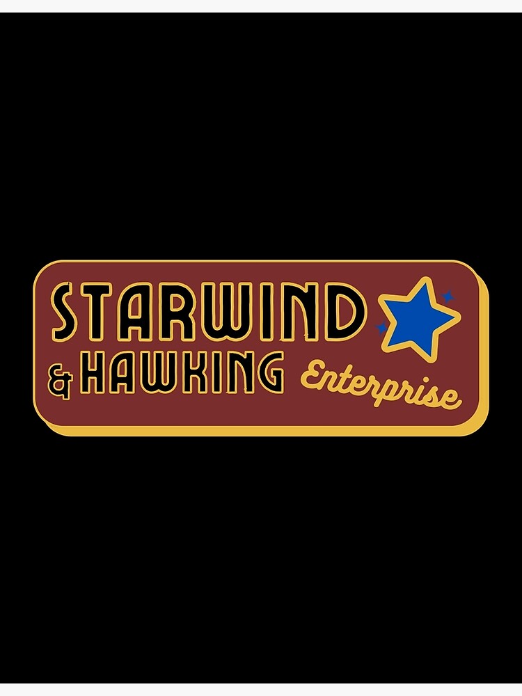 "Starwind & Hawking" Poster by Double-Ghost | Redbubble