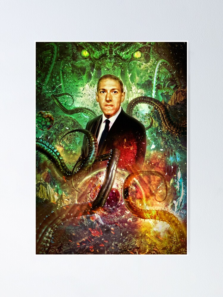 "HP Lovecraft" Poster by GaudaPrime31 | Redbubble