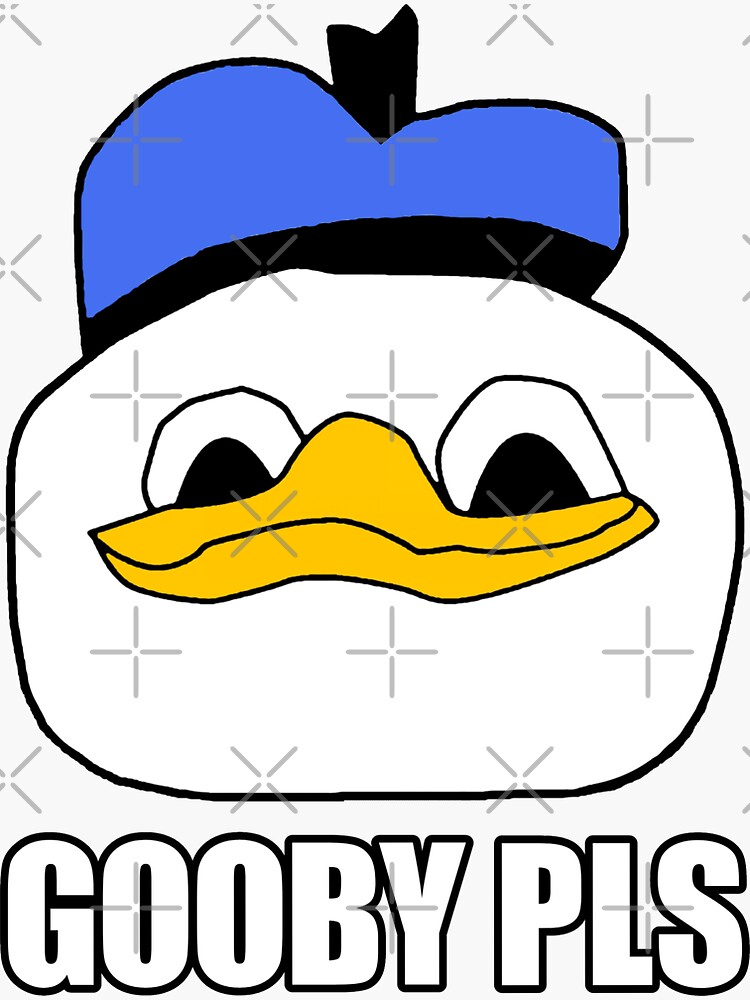 "Dolan Duck Meme (Gooby Pls)" Sticker for Sale by fomodesigns | Redbubble