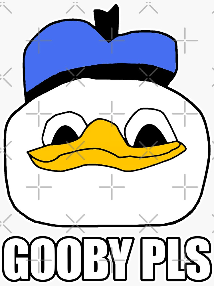 "Uncle Dolan Duck Meme (Gooby Pls)" Sticker for Sale by fomodesigns ...