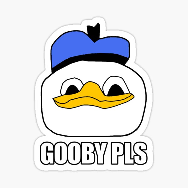 "Uncle Dolan Duck Meme (Gooby Pls)" Sticker for Sale by fomodesigns ...