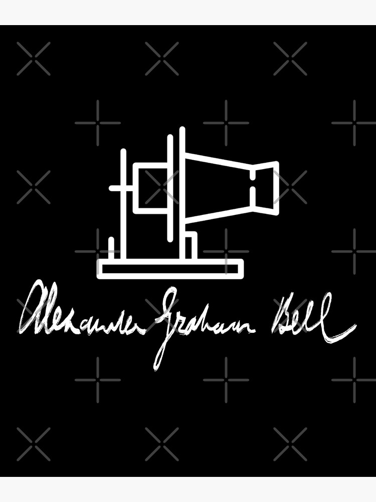 "Alexander Graham Bell Signature " Poster by Original1977 | Redbubble