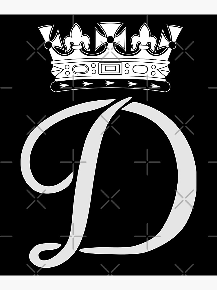"Royal Monogram of Princess Diana of Wales" Poster for Sale by ...