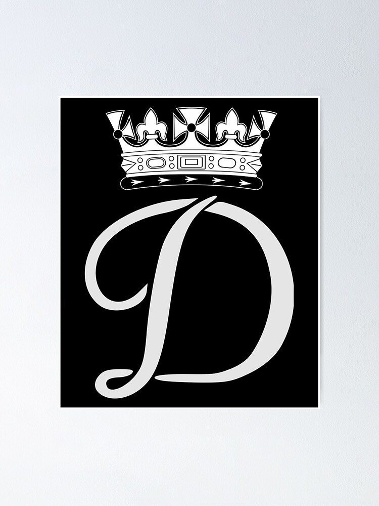"Royal Monogram of Princess Diana of Wales" Poster for Sale by ...