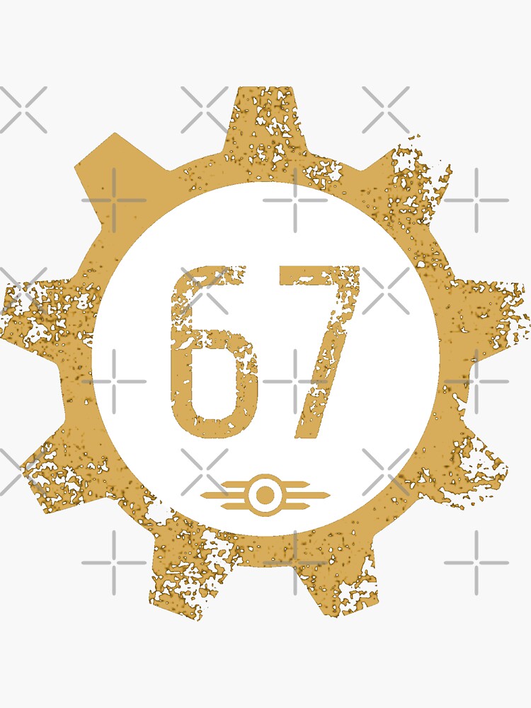 "Vault 67 Depot Standard Blue" Sticker for Sale by ClassicGlue | Redbubble