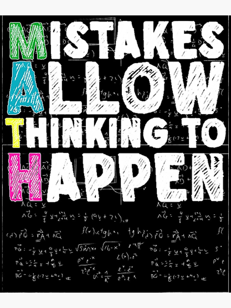 Mistakes Allow Thinking To Happen Funn T-ShirtMistakes Allow Thinking ...