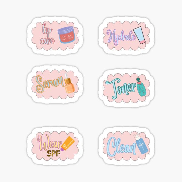 "Skincare Lover" Sticker for Sale by Stickers80 | Redbubble