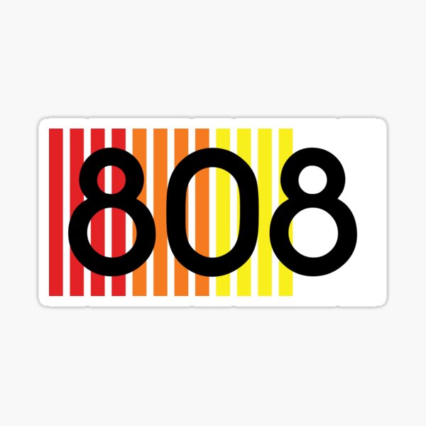 "Roland 808 - 2" Sticker for Sale by Haxyl | Redbubble