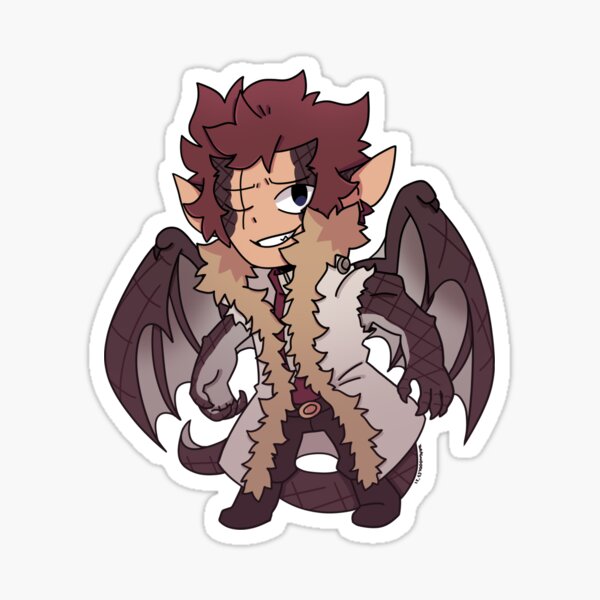 "Half Dragon Cobra" Sticker for Sale by Dragnoodles | Redbubble
