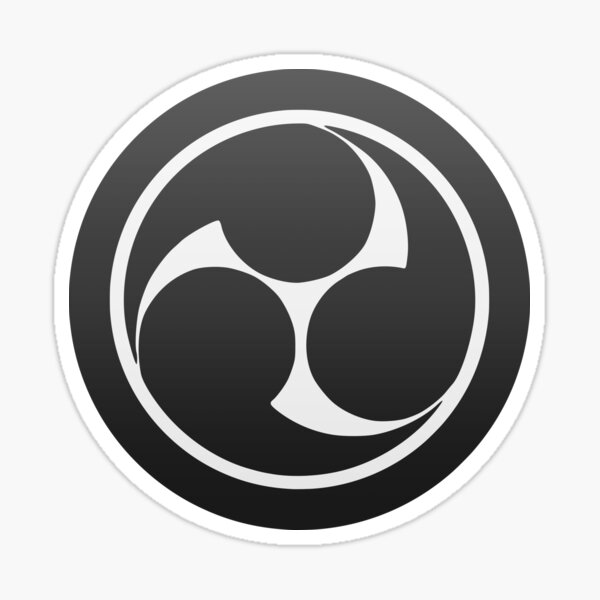 "Hidari Mitsu Tomoe" Sticker for Sale by Takeda-art | Redbubble