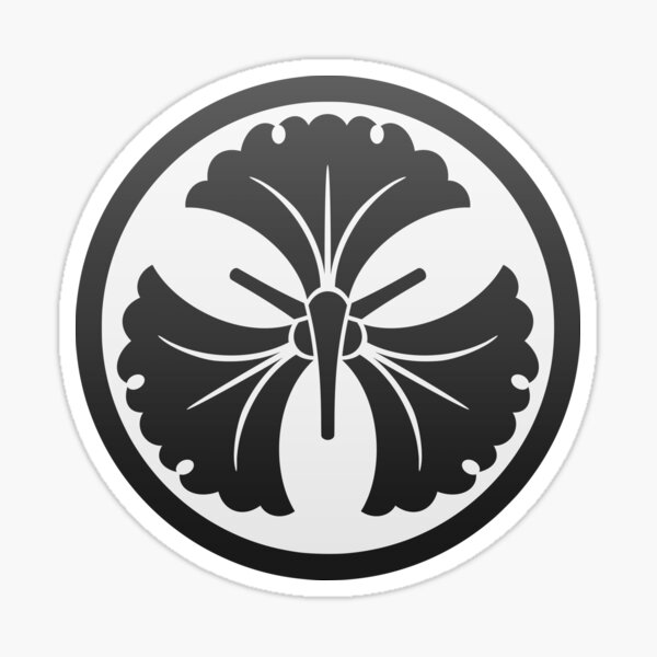 "Tsushima Adachi Kamon " Sticker for Sale by Takeda-art | Redbubble