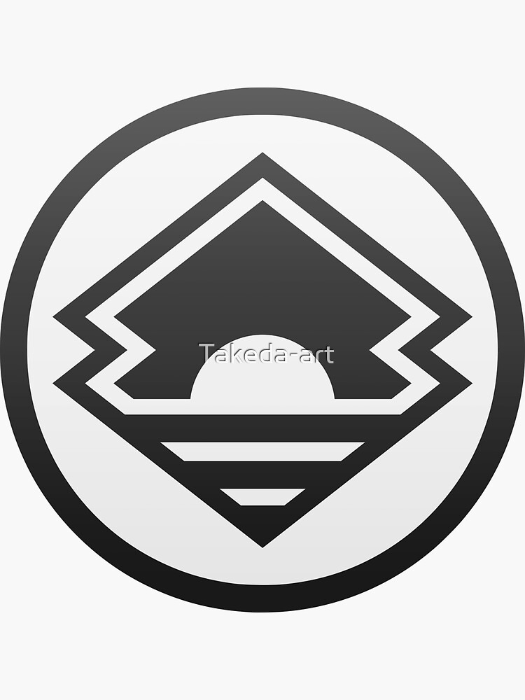 "Tsushima Shimura Kamon " Sticker for Sale by Takeda-art | Redbubble