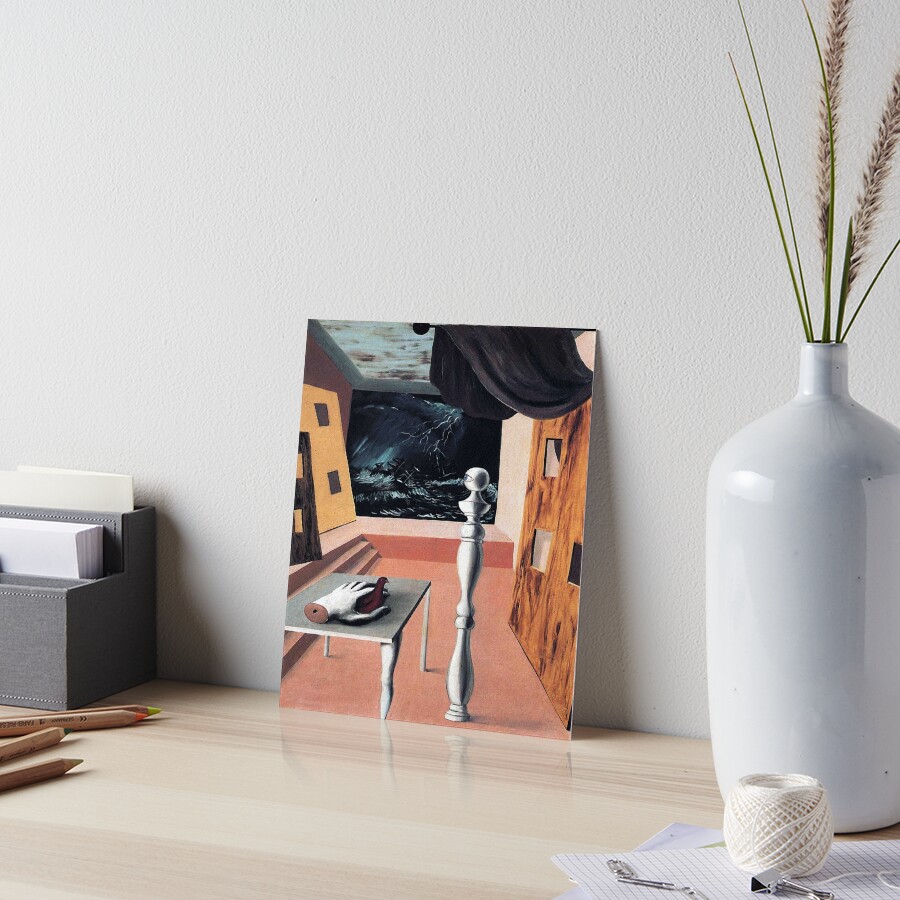 "The difficult crossing-Rene Magritte" Art Board Print by superbarts ...