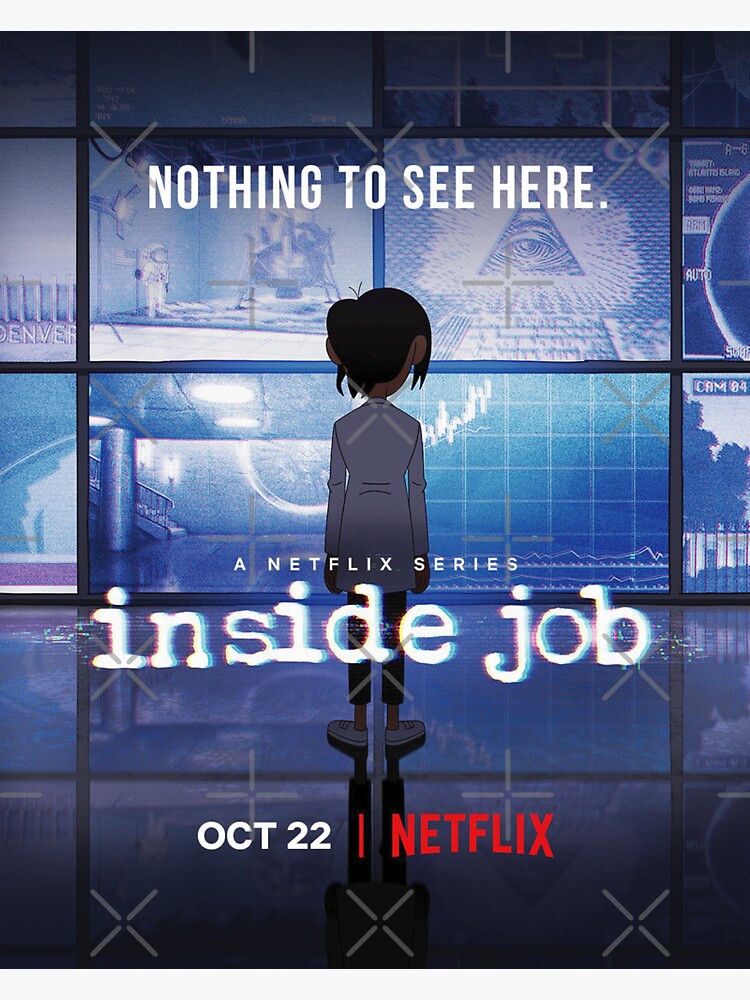 "Inside Job" Sticker by oblovscardigan | Redbubble