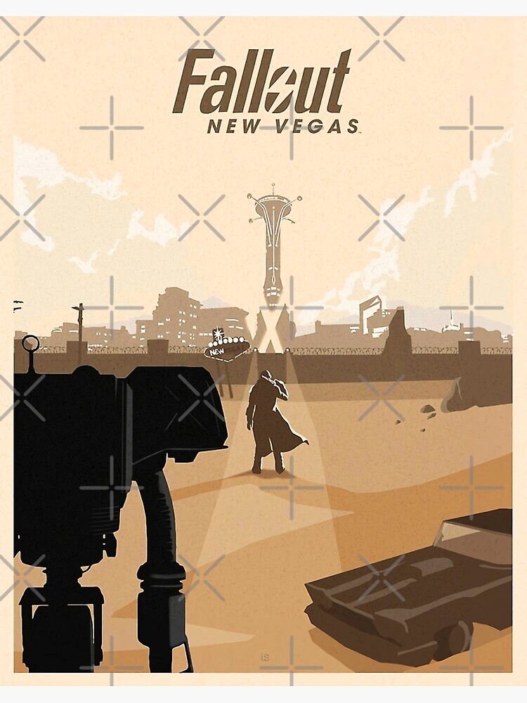 "Fallout New Vegas Gaming art" Poster for Sale by AlanWolez | Redbubble