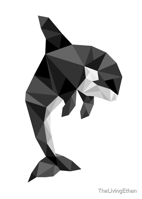 "Geometric Orca" by TheLivingEthan | Redbubble
