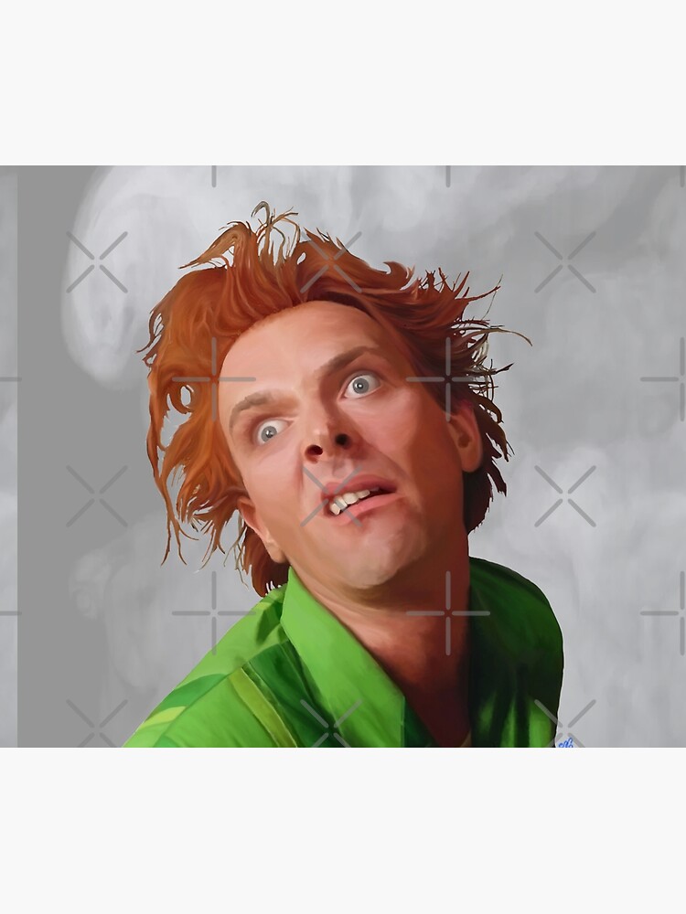 "Drop Dead Fred Magical Realism Digital Portrait with Background" Throw ...