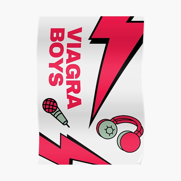 "Viagra Boys Swedish post-punk" Poster for Sale by getunique | Redbubble