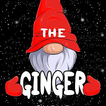 "GINGER Gnome Funny Matching Family Christmas Party Pajama" Poster for ...