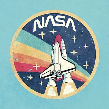 "Nasa Vintage Look V01" Sticker by Lidra Zehcnas | Redbubble