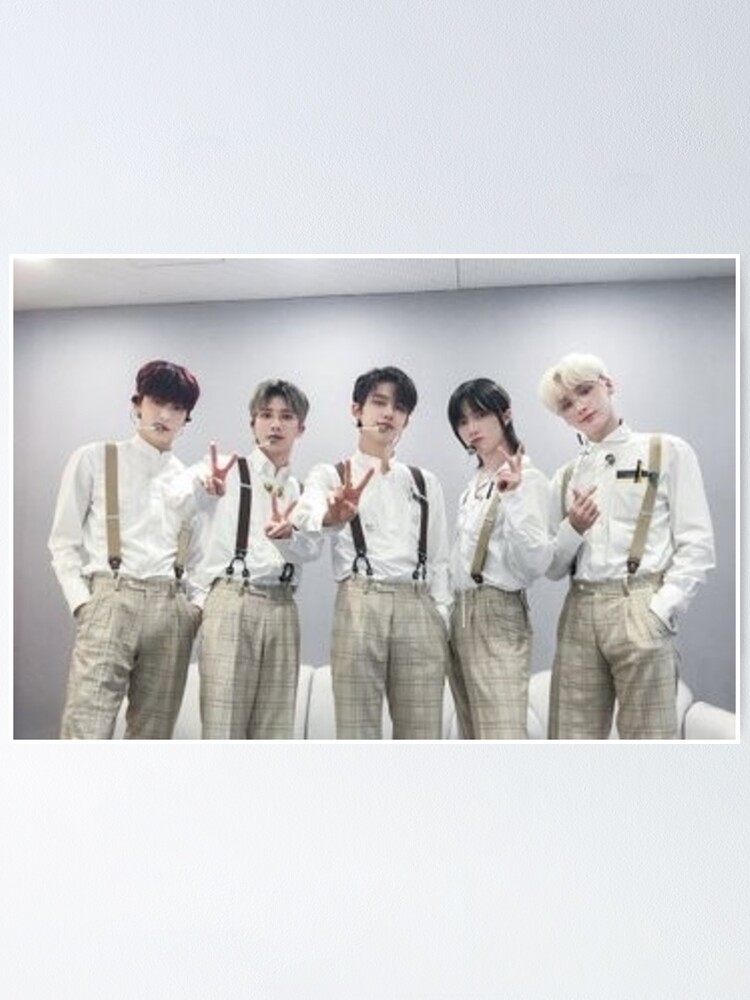 "TXT" Poster for Sale by HaloHaloShine | Redbubble